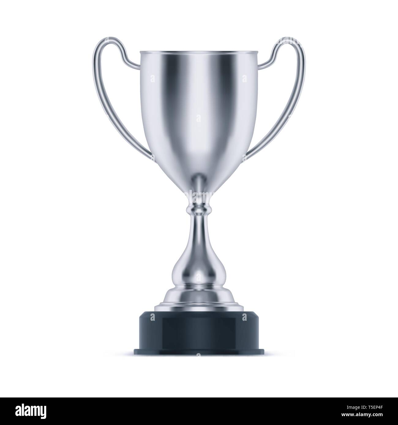 Silver cup trophy Stock Vector Images - Alamy