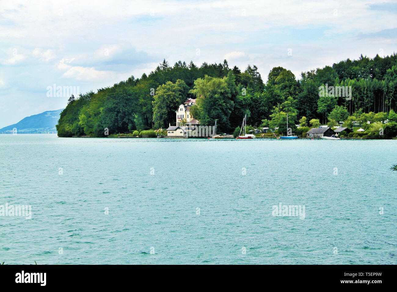 A picture of the lake near St Gilgen in Austria Stock Photo - Alamy