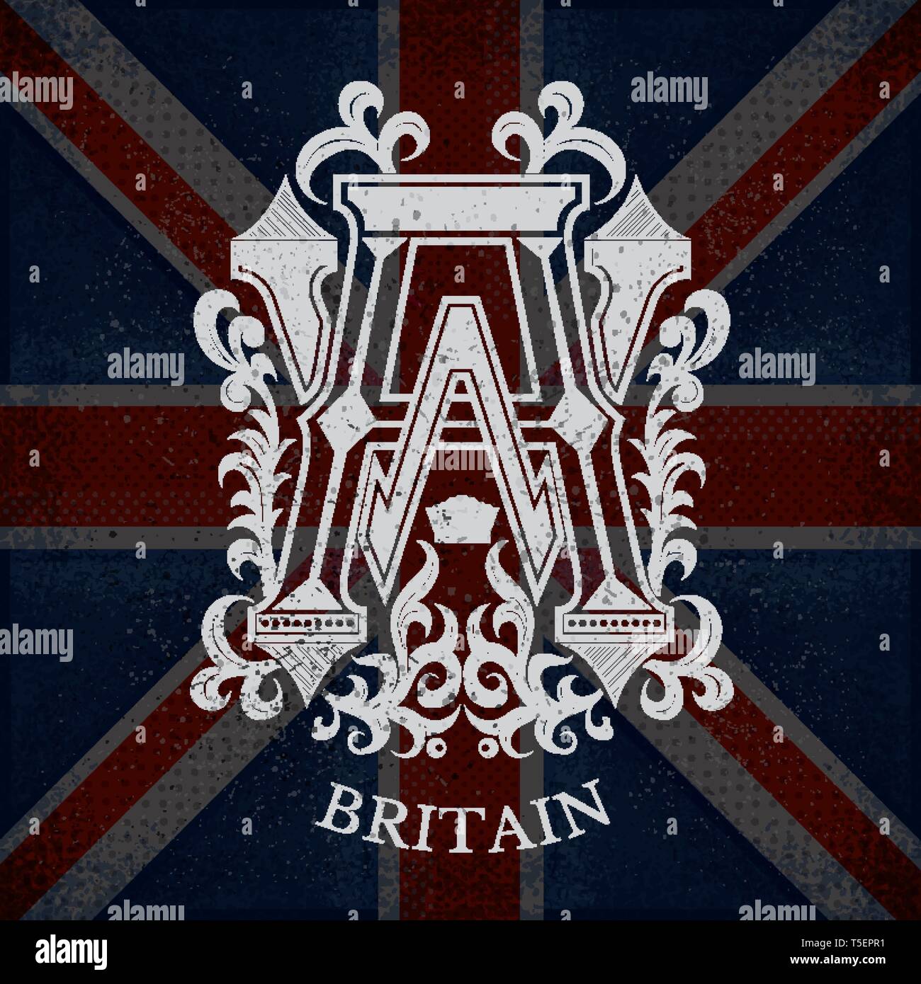 Royal coat of arms britain illustration Stock Vector Images - Alamy