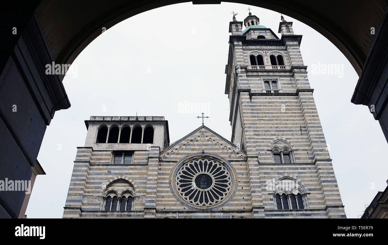 The old medieval town of Genoa, Italy has a special charm with its ...