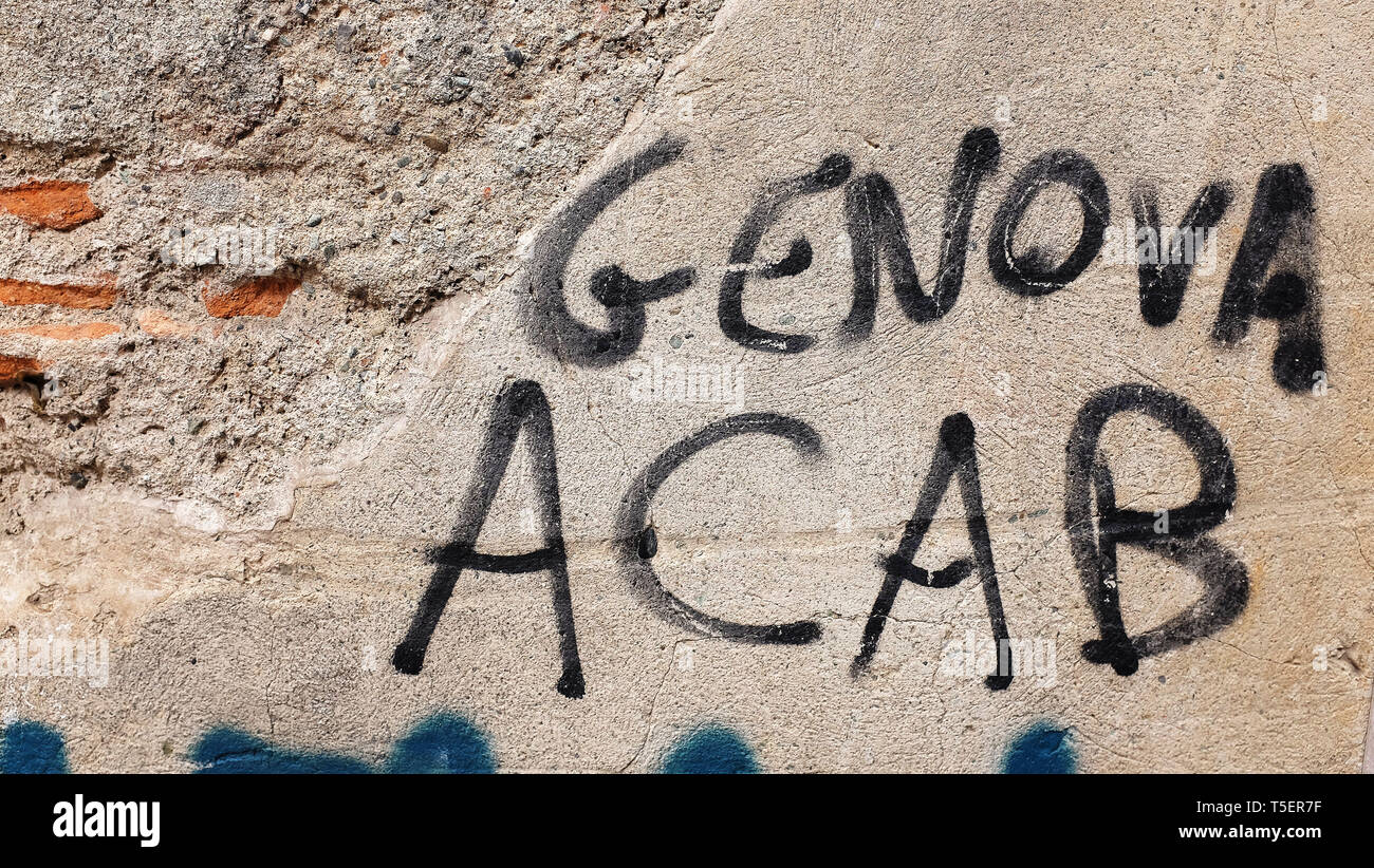 The old medieval town of Genoa, Italy has a special charm with its ...