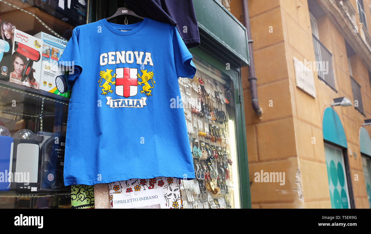 The old medieval town of Genoa, Italy has a special charm with its ...