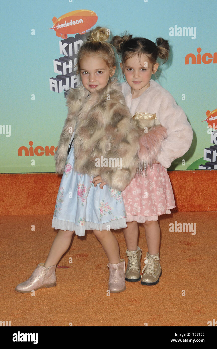 The Kids Choice Awards 2019 Featuring: Mila Stauffer, Emma Stauffer ...