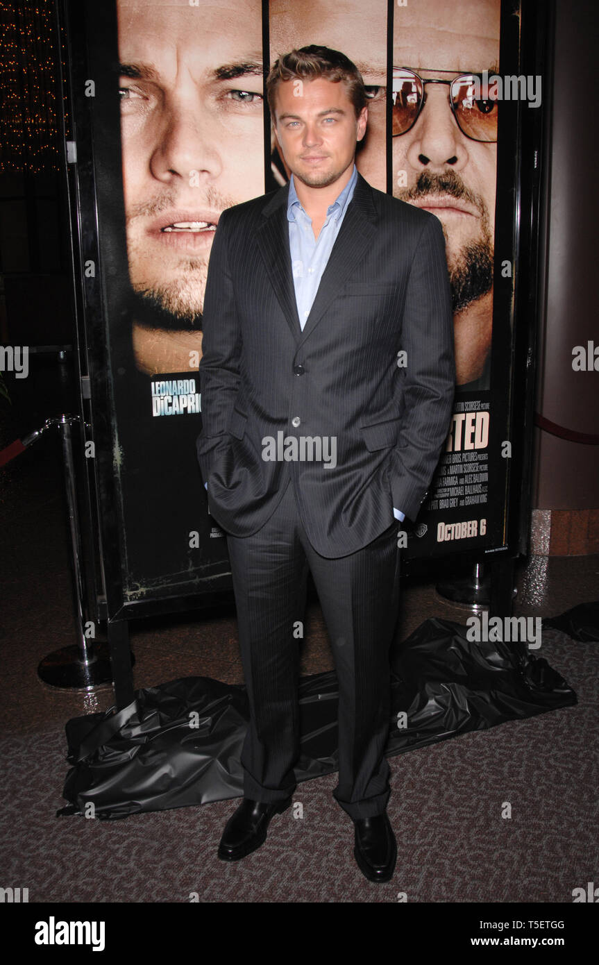 LOS ANGELES, CA. October 05, 2006: Actor LEONARDO DICAPRIO at an ...