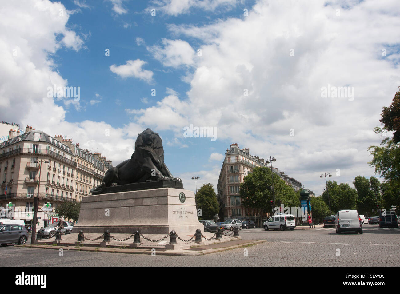 Denfert rochereau square hi-res stock photography and images - Alamy