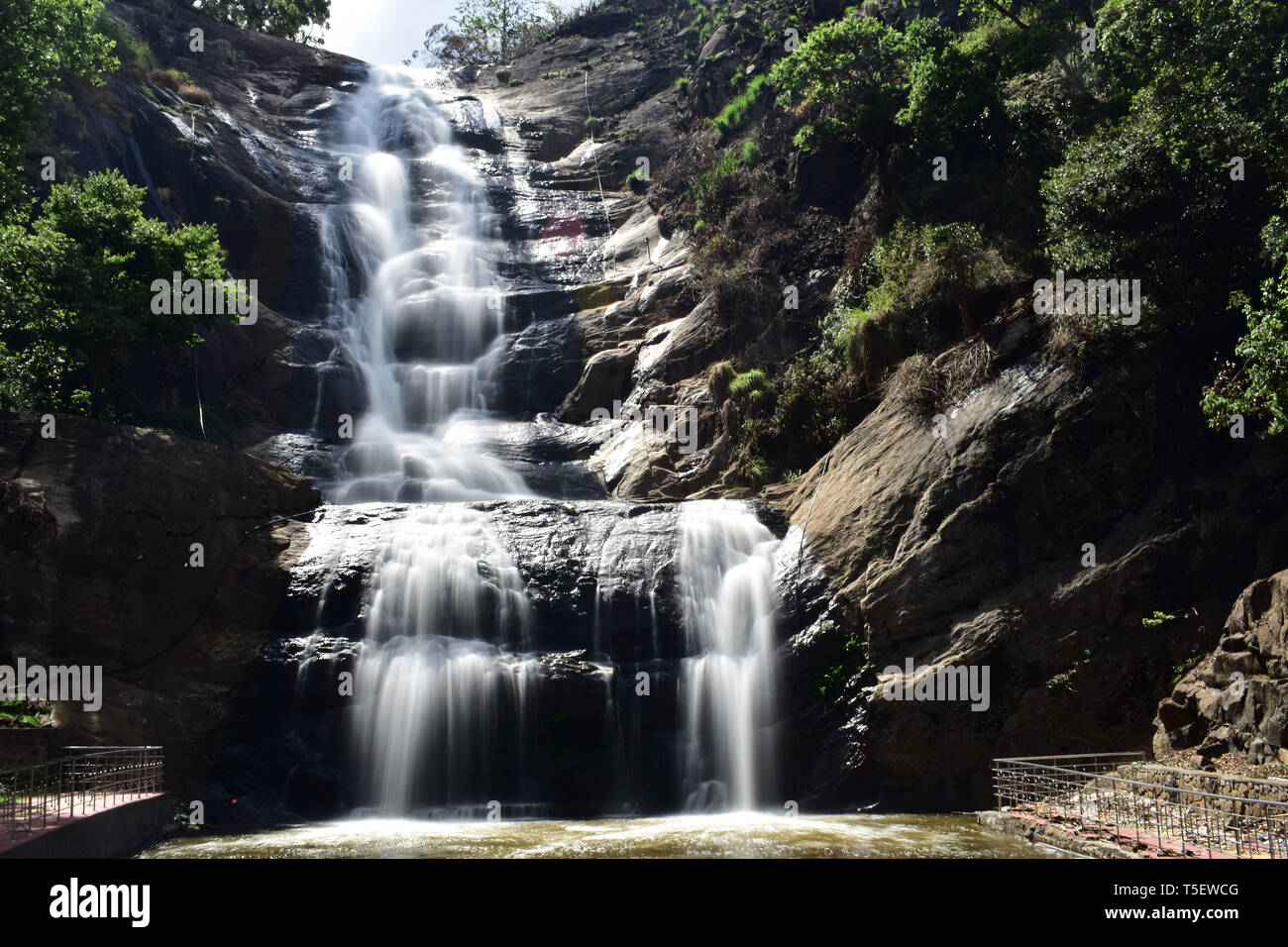 The Silver Cascade Falls Stock Photo - Alamy