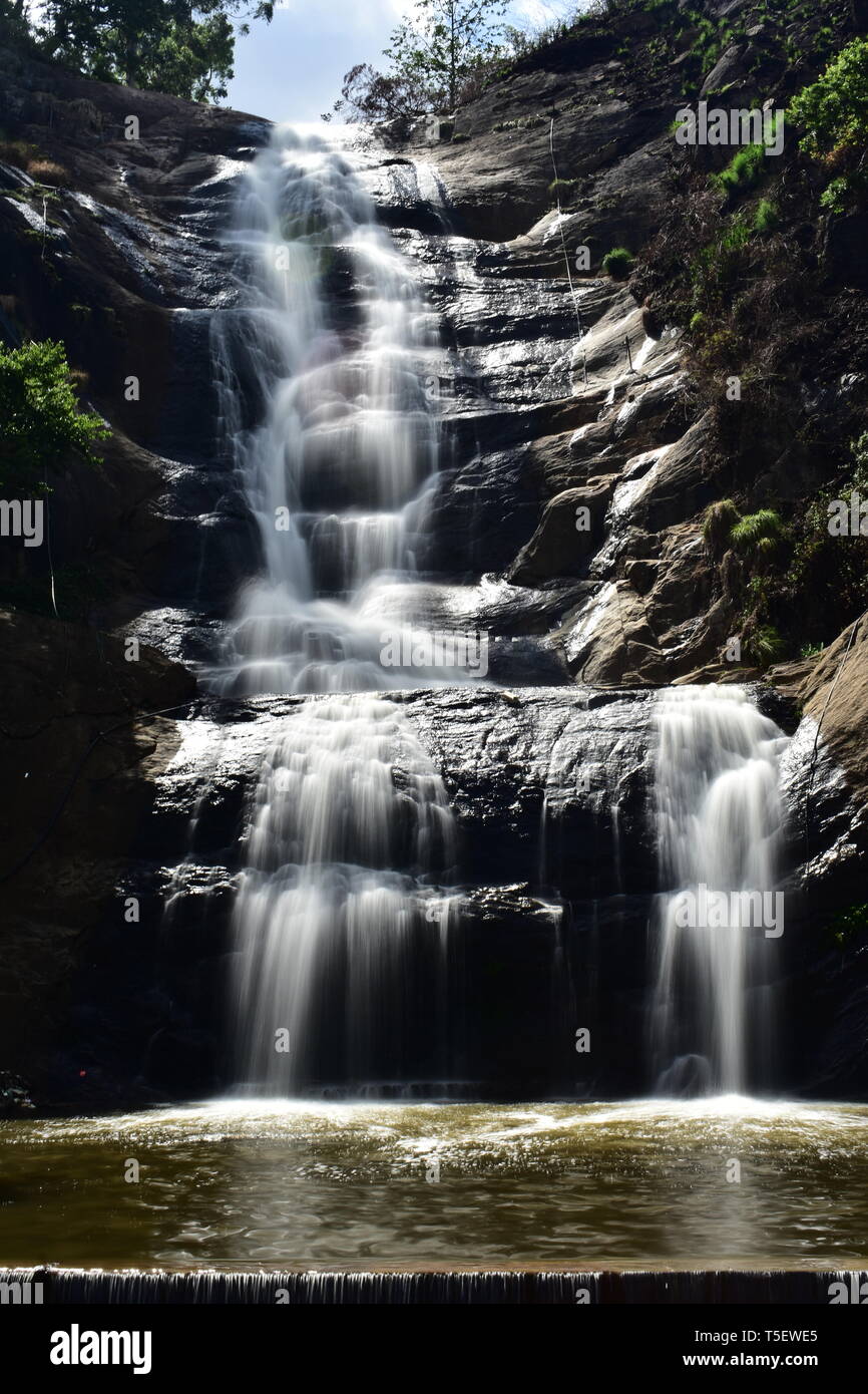 Silver Cascade Falls Stock Photo - Alamy
