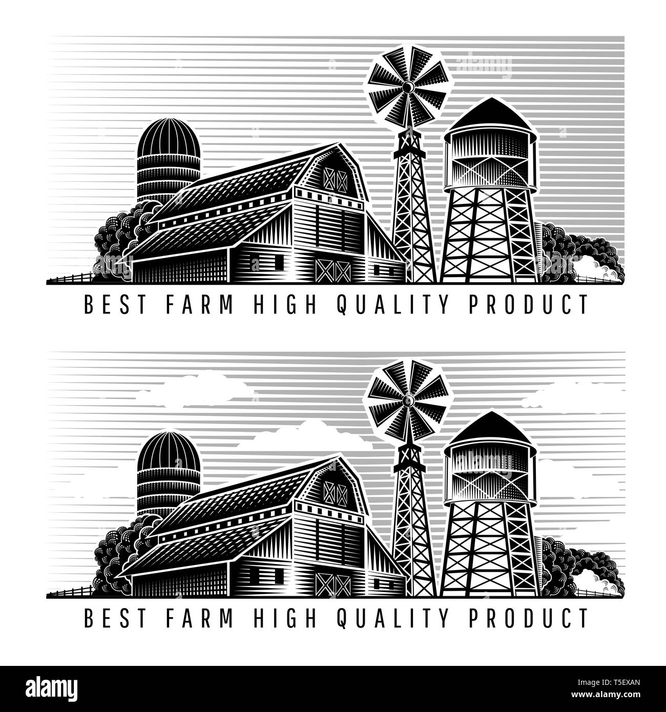 Farmers tower Stock Vector Images - Alamy