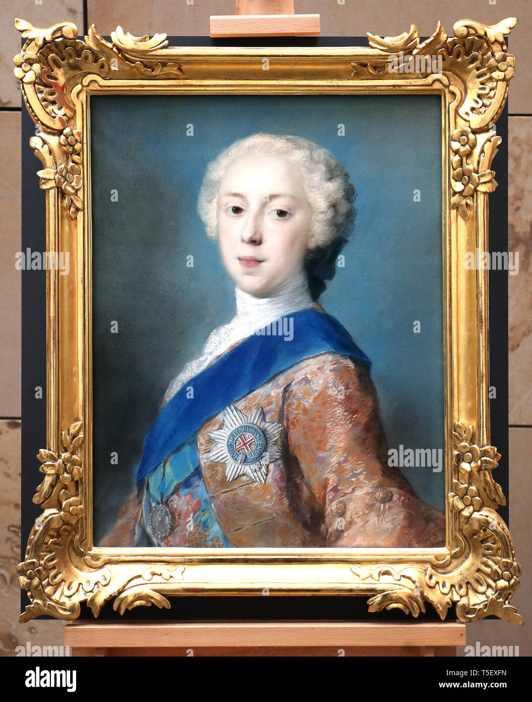 A rediscovered portrait of Bonnie Prince Charlie, painted in 1737 by ...