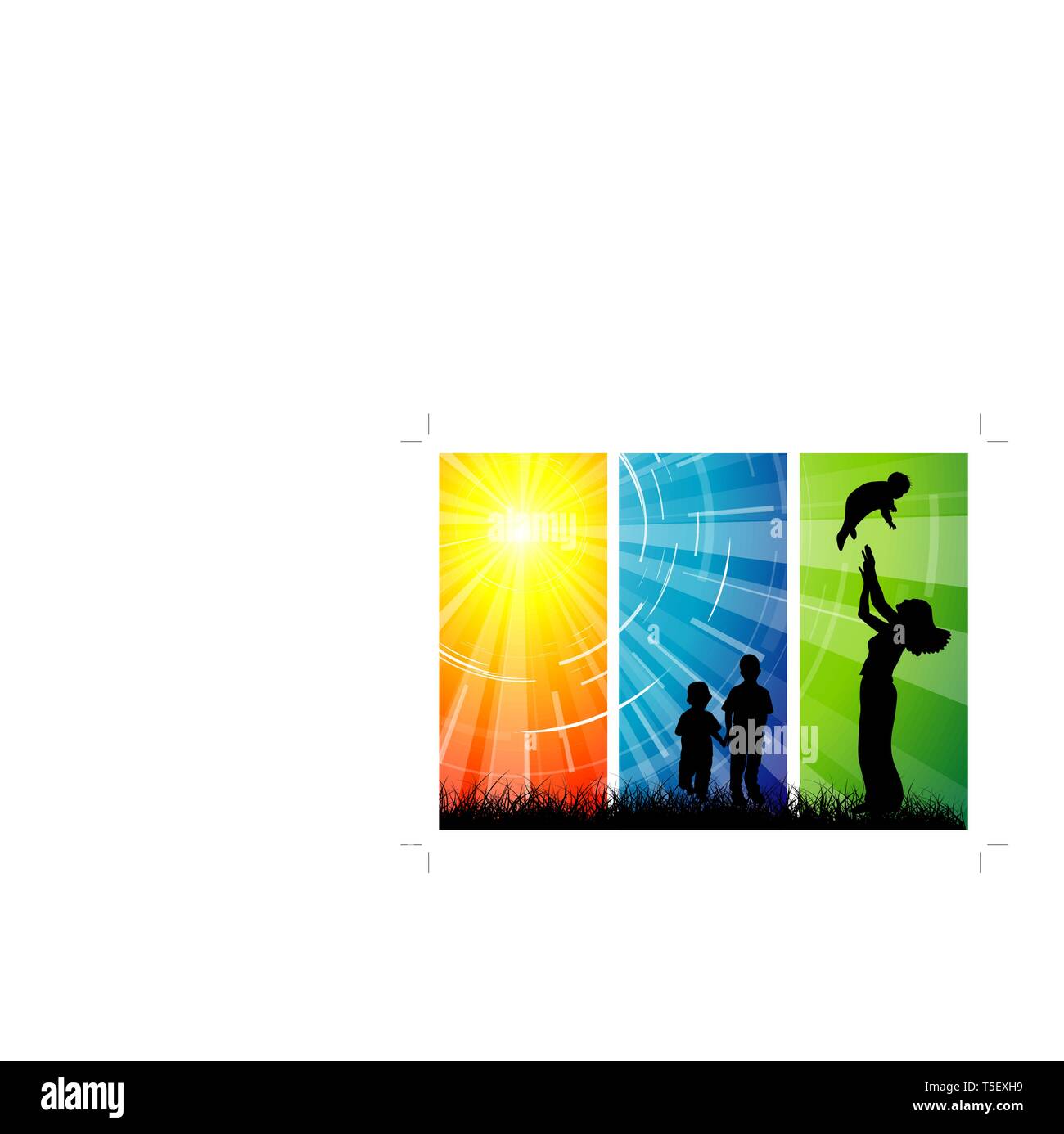 Sun family clipart hi-res stock photography and images - Alamy