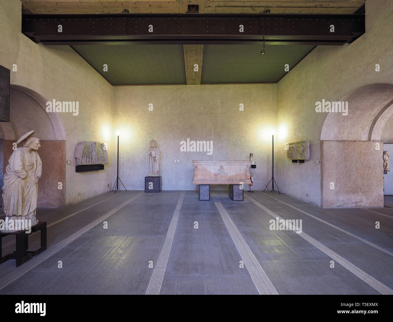 VERONA, ITALY - CIRCA MARCH 2019: Castelvecchio museum designed by ...