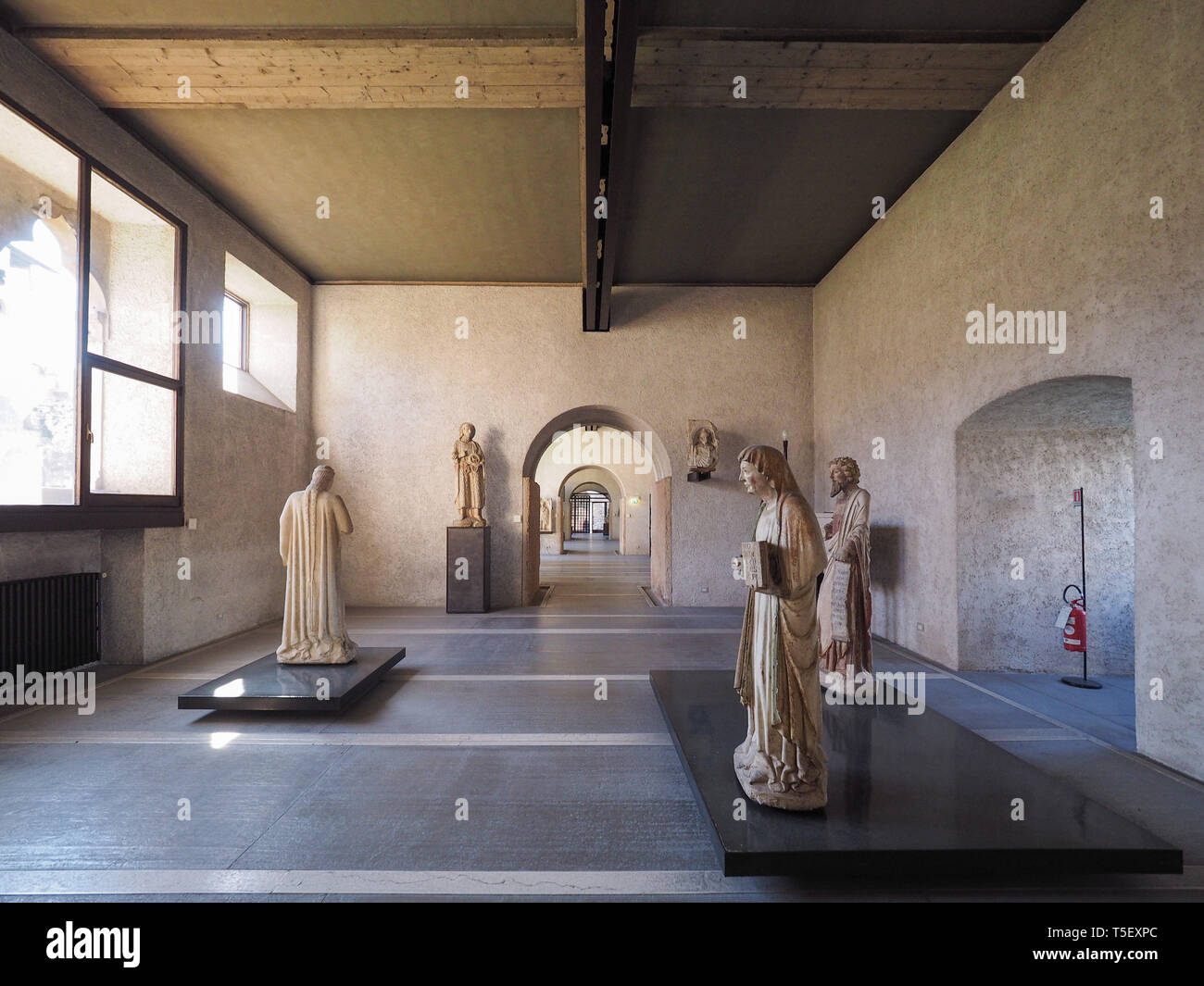 VERONA, ITALY - CIRCA MARCH 2019: Castelvecchio museum designed by ...
