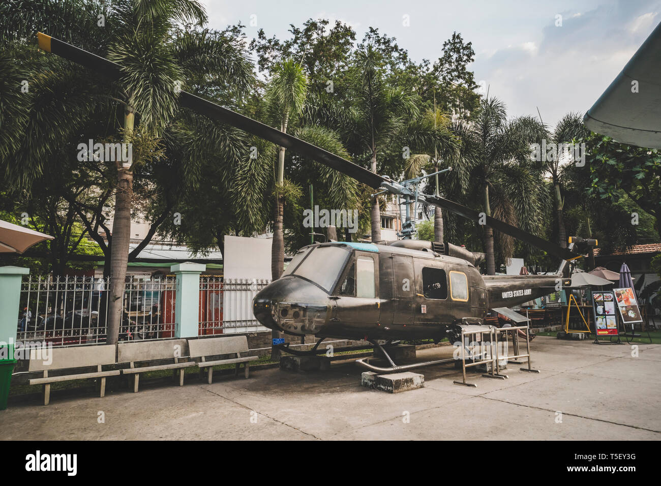 War Remnants Museum military equipment exhibition Stock Photo - Alamy