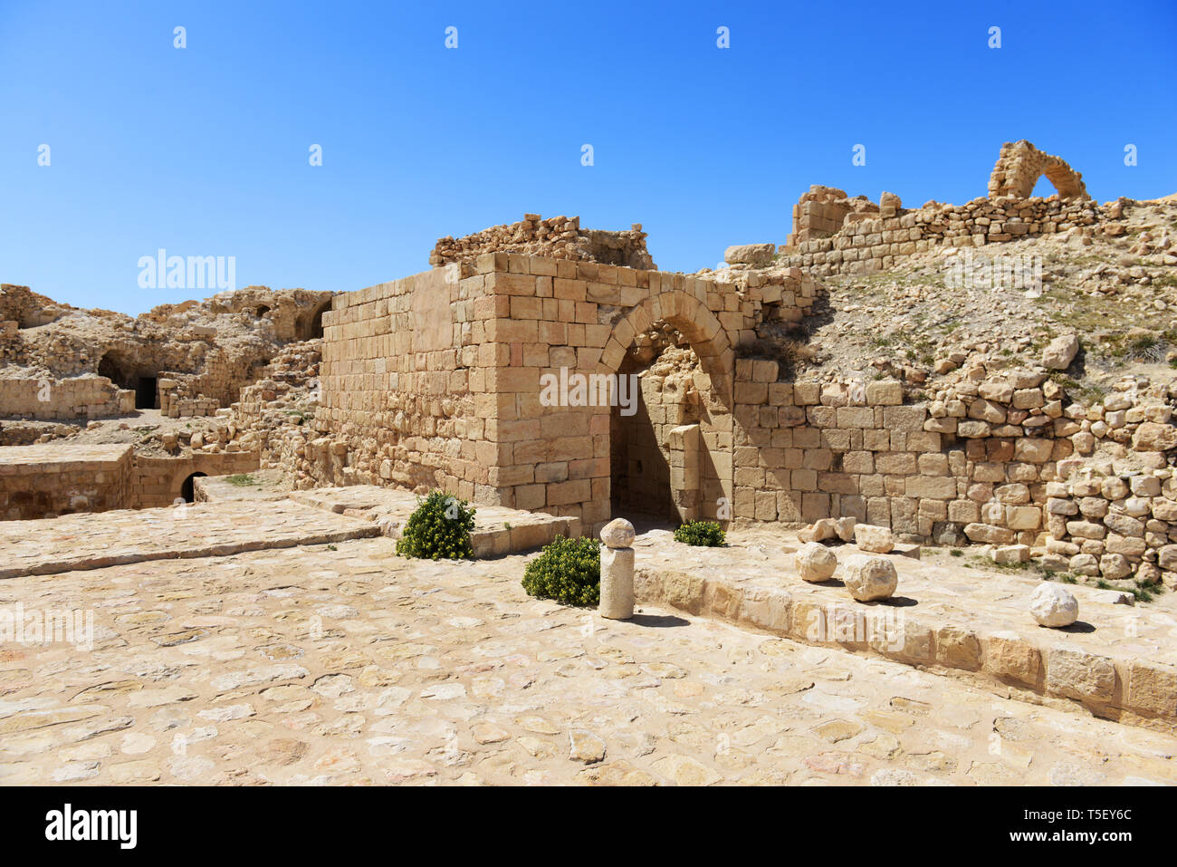 Montreal Crusader castle in Shoubak, Jordan Stock Photo - Alamy
