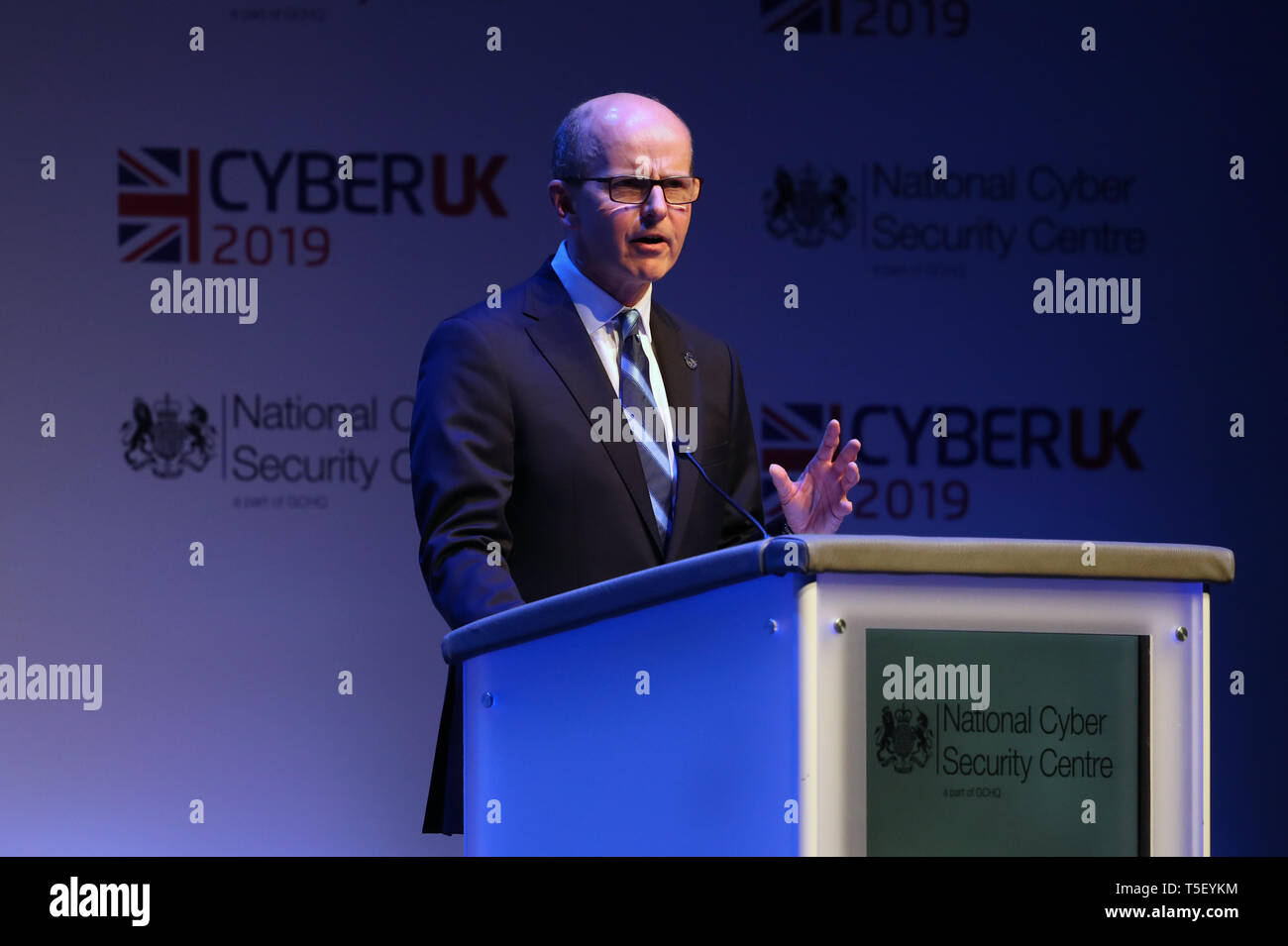 Jeremy Fleming, Director of GCHQ, gives the keynote speech at the ...