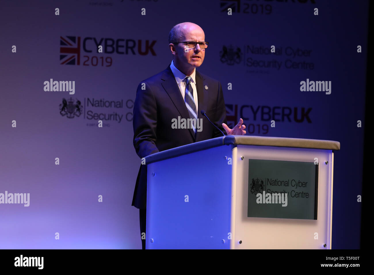 Jeremy Fleming, Director of GCHQ, gives a keynote speech at the ...