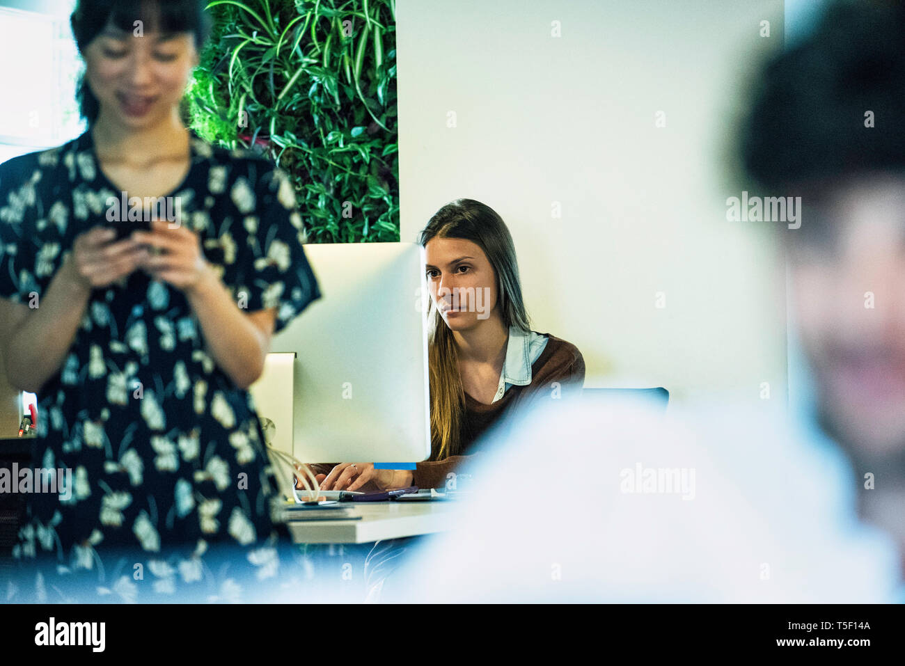 Person using desktop computer hi-res stock photography and images - Alamy