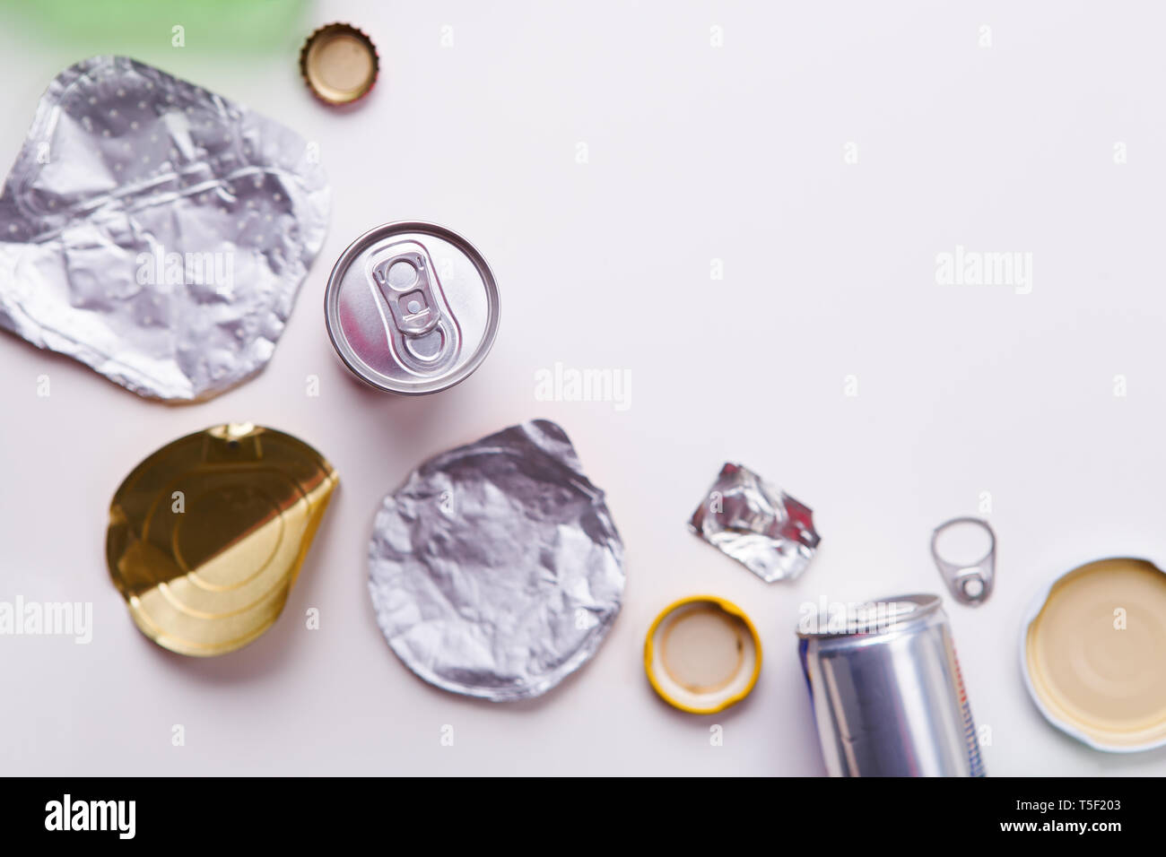 Selection of metal garbage for recycling. Concept of recycling Stock ...