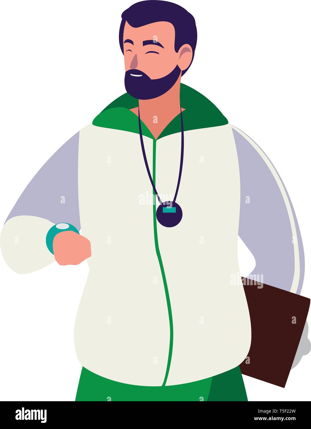 sports teacher avatar character vector illustration design Stock Vector ...