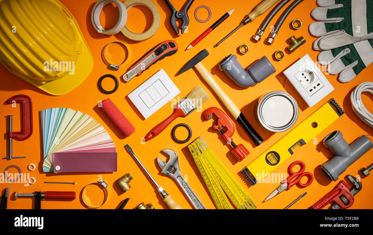 Home Renovation Tools High Resolution Stock Photography and Images - Alamy