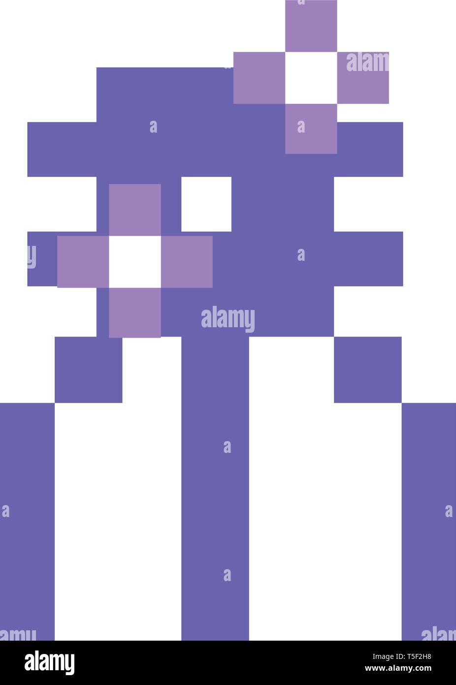 invaders character video game retro vector illustration Stock Vector ...