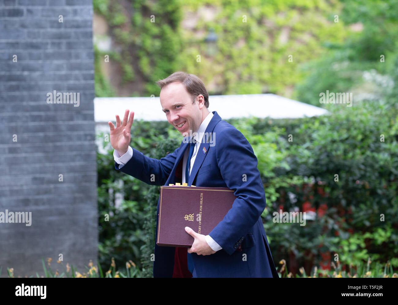 Matthew Hancock, Secretary of State for Health and Social Care, arrives ...