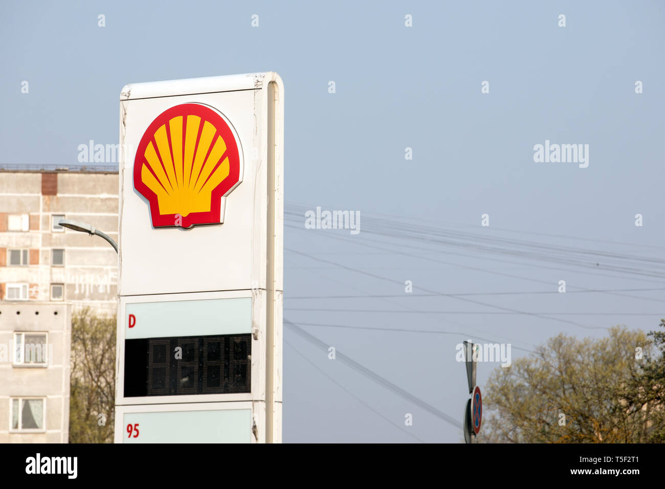 SHELL fuel and gas station Stock Photo - Alamy