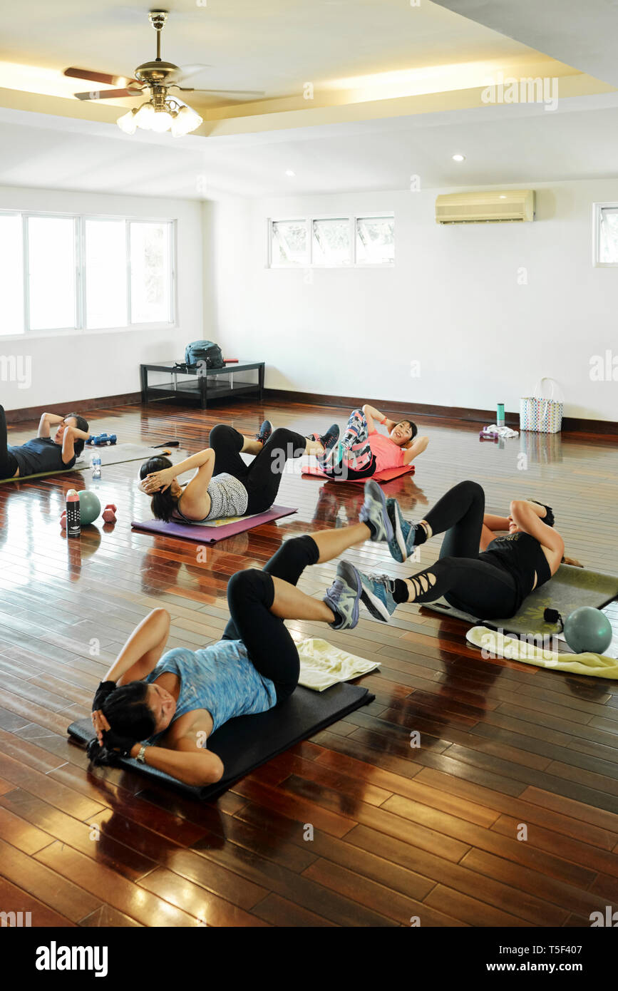 Exercising in pairs hi-res stock photography and images - Alamy