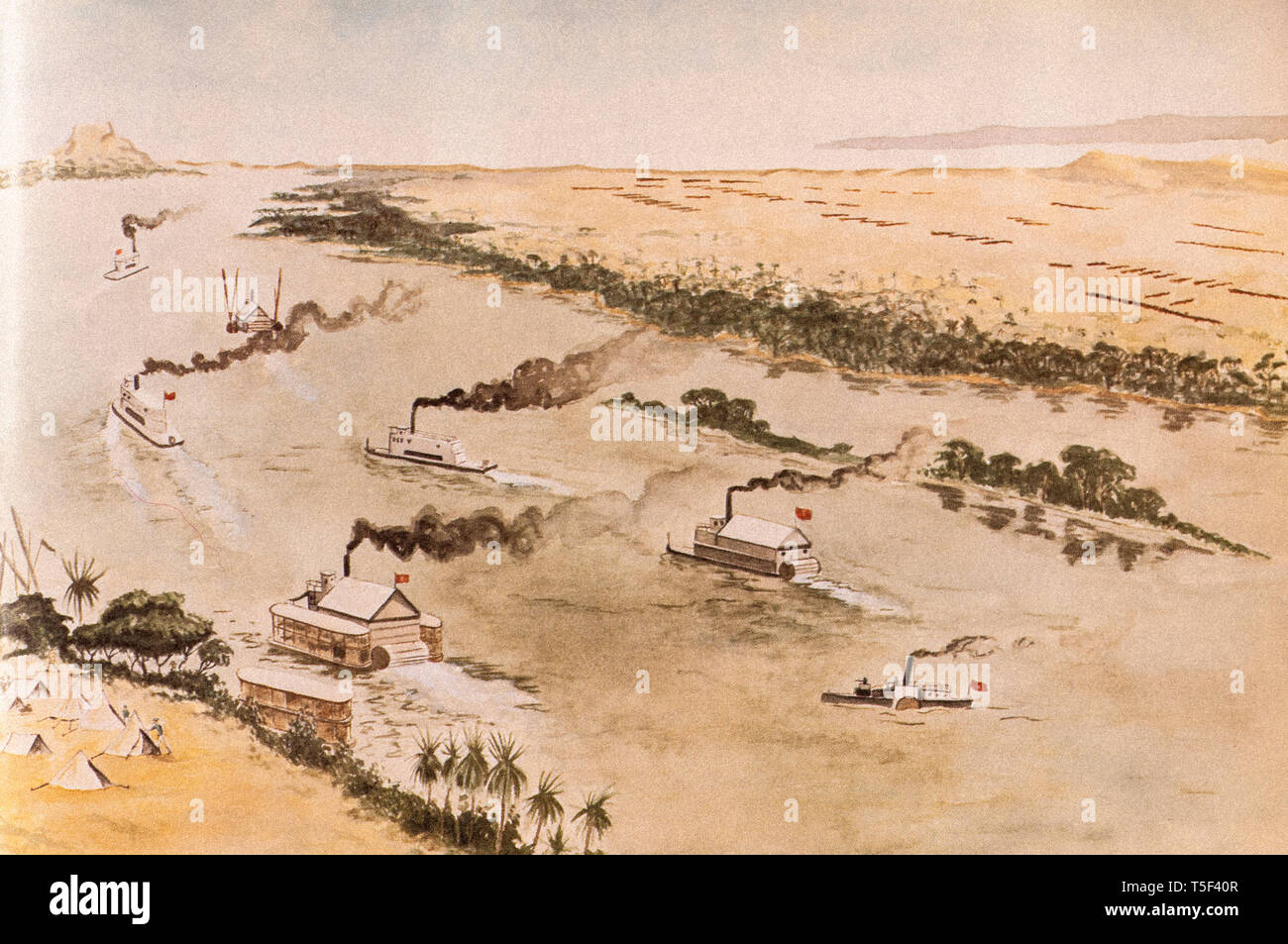 Flotta anglo egiziana hi-res stock photography and images - Alamy