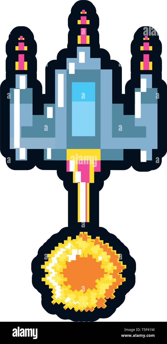 Alien pixels Stock Vector Images - Alamy