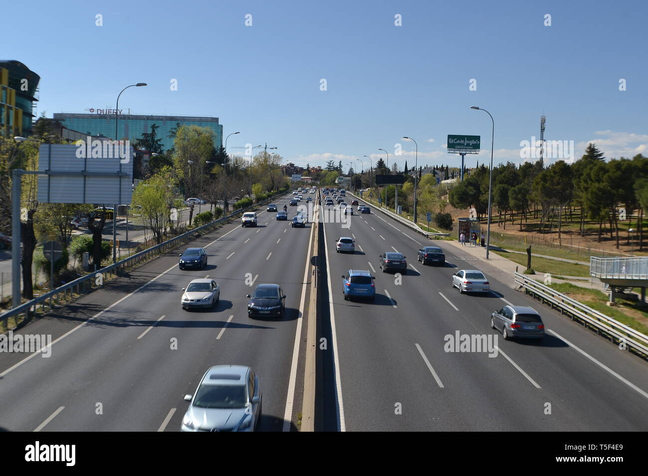 skyline, flower, highway Stock Photo - Alamy
