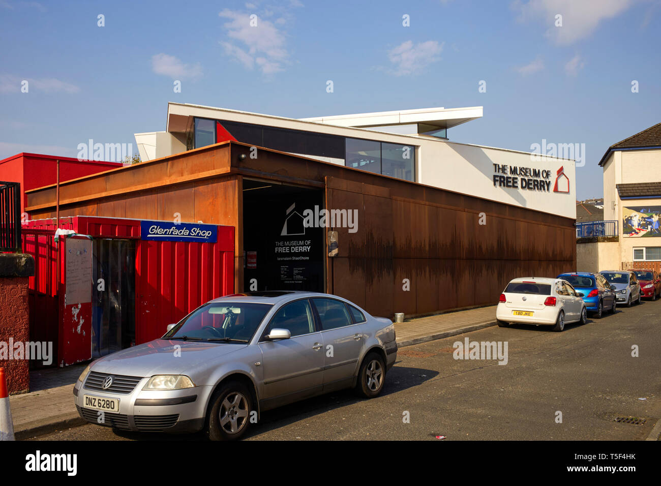 The museum of Free Derry street view in the Glenfada area of the ...