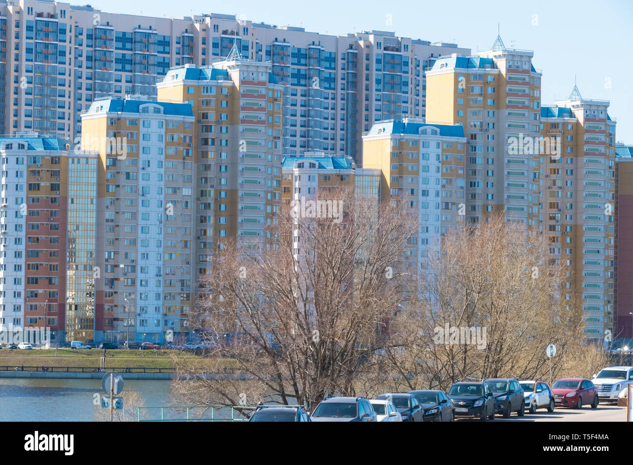 New houses in Moscow Stock Photo - Alamy