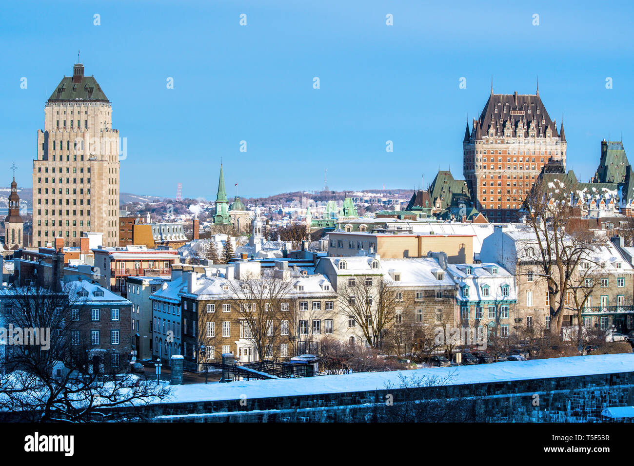 Old quebec aerial hi-res stock photography and images - Alamy