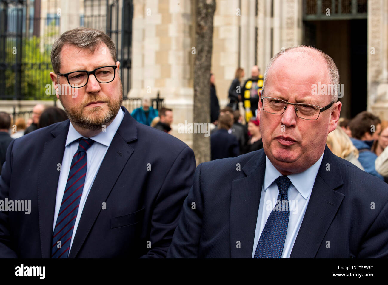 Chief Constable George Hamilton (right) with Temporary Deputy Chief ...