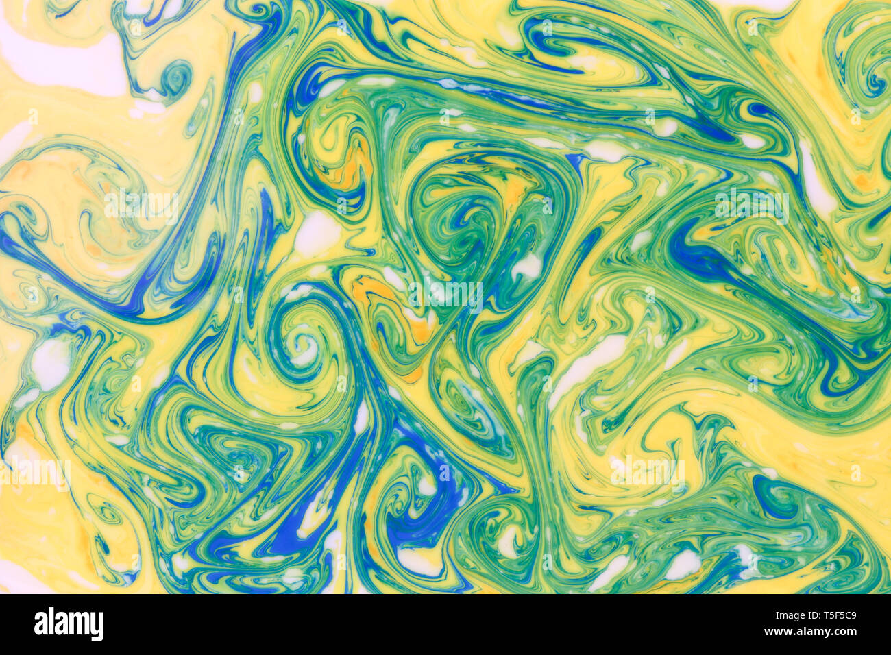 Green blue yellow marble texture background Stock Photo - Alamy