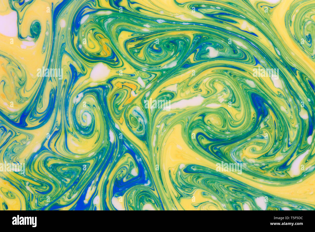 Green blue yellow marble texture background Stock Photo - Alamy