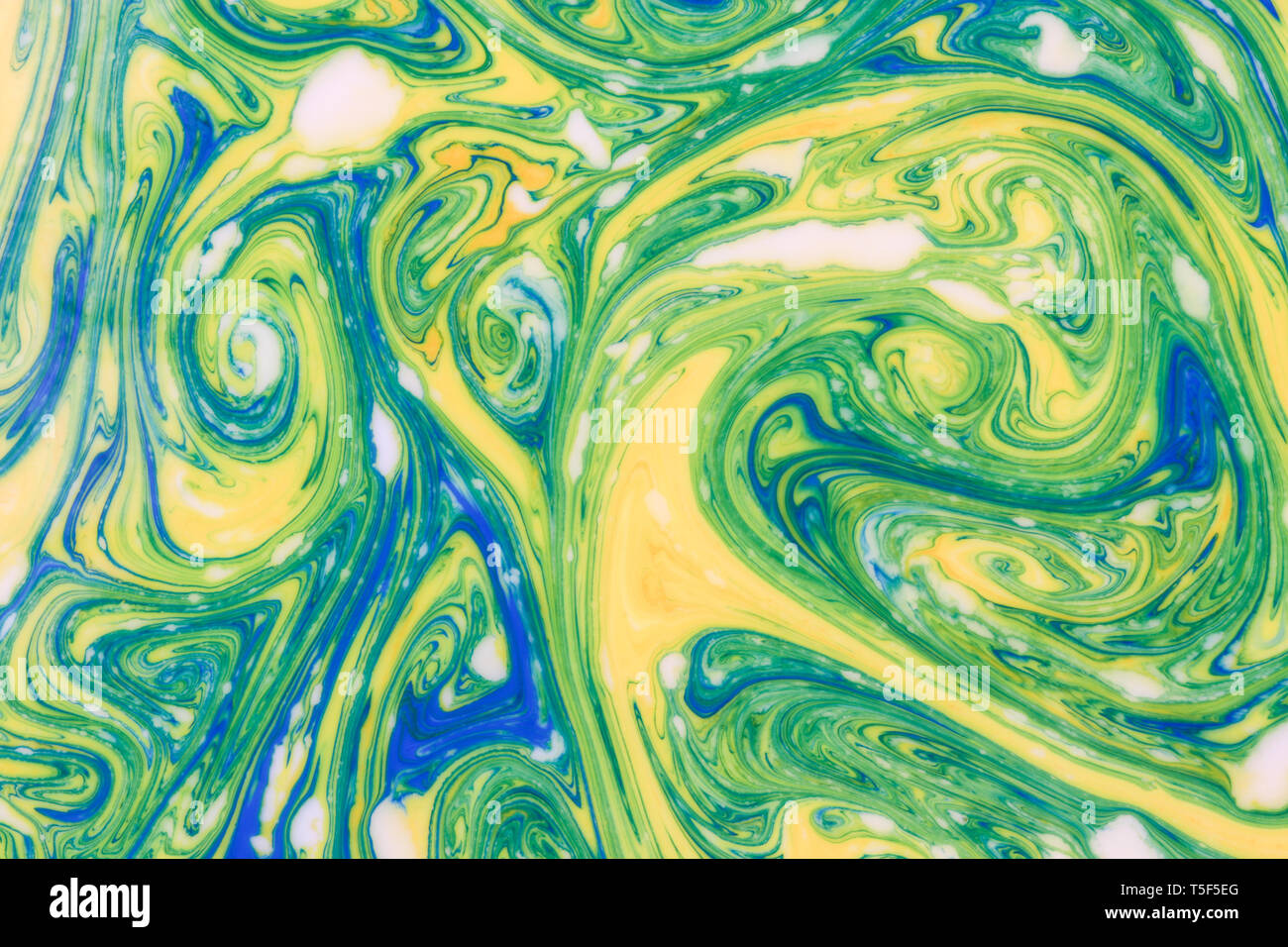 Green blue yellow marble texture background Stock Photo - Alamy