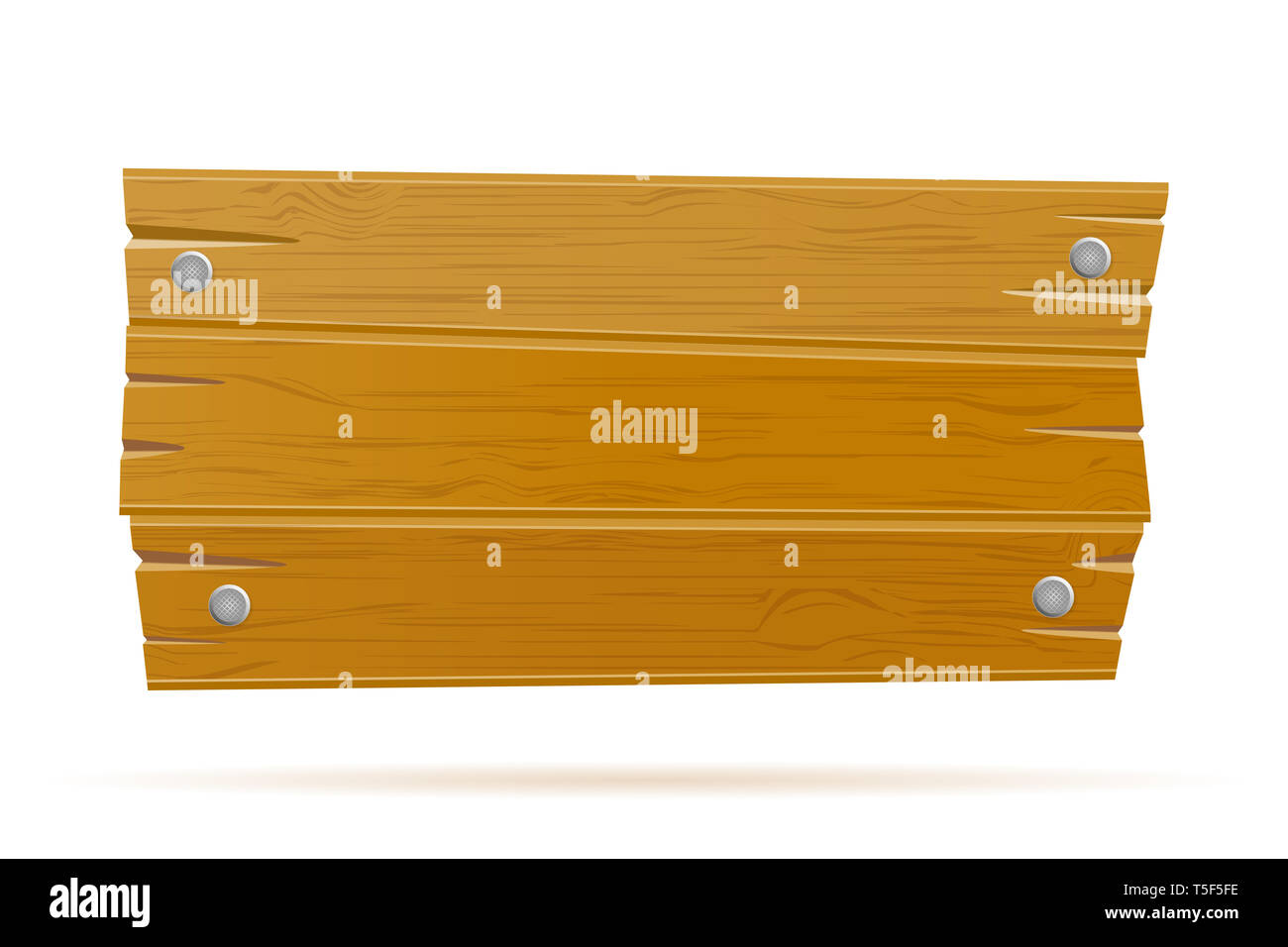 wooden old retro vintage board empty template for design stock vector ...