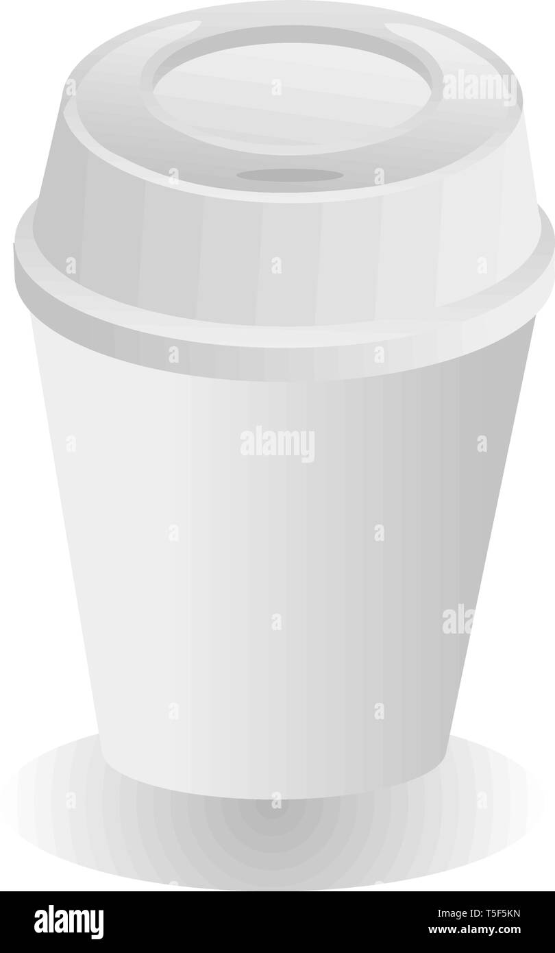 Blank paper cup on Stock Vector Images - Alamy