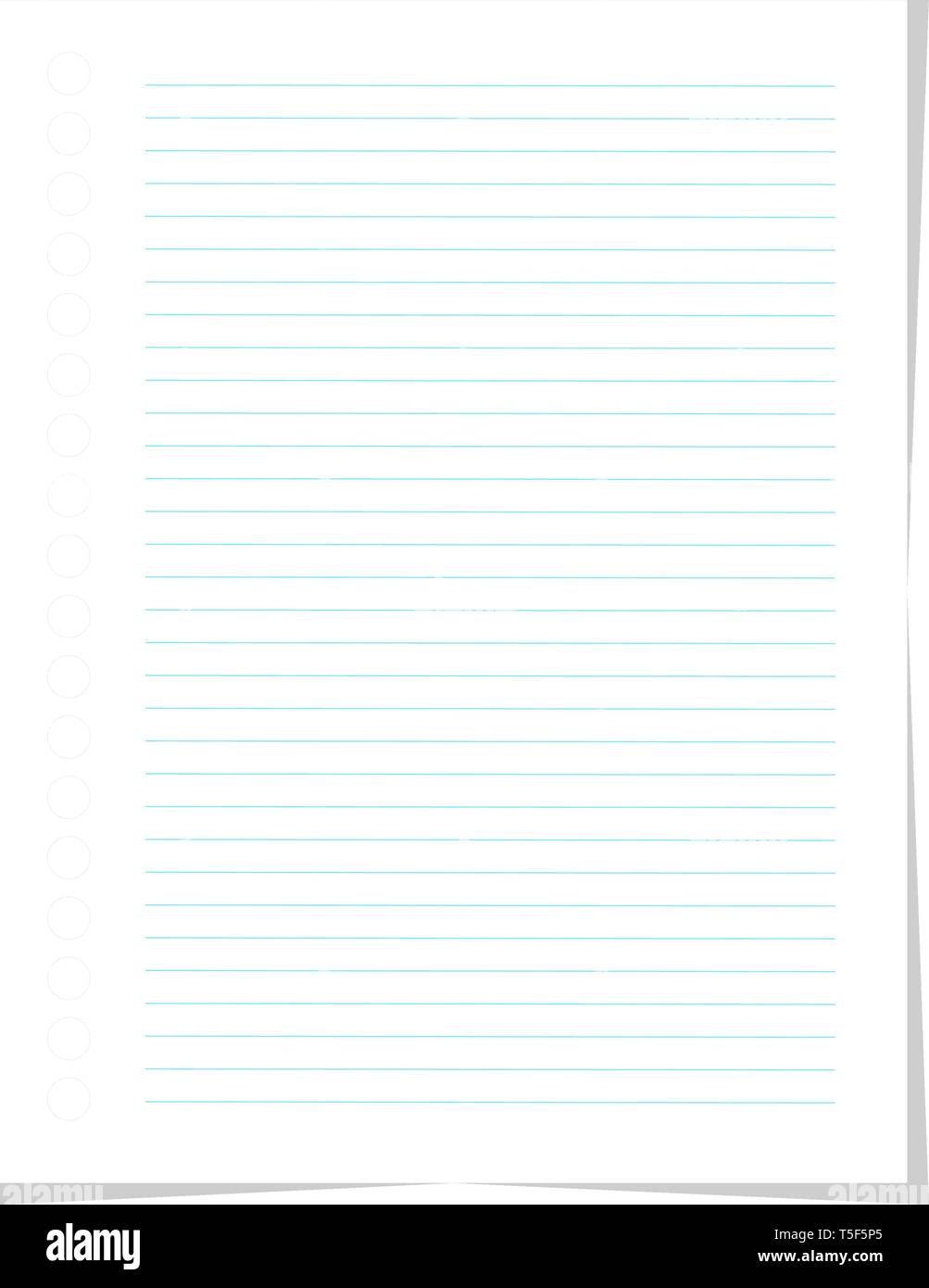 Vector blank paper line Stock Vector Image & Art - Alamy