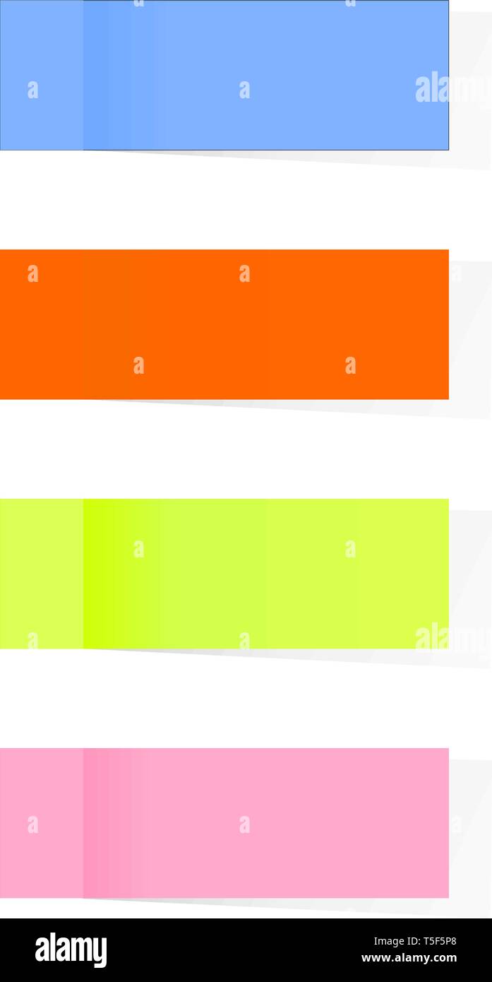 Green paper notes isolated Stock Vector Images - Alamy