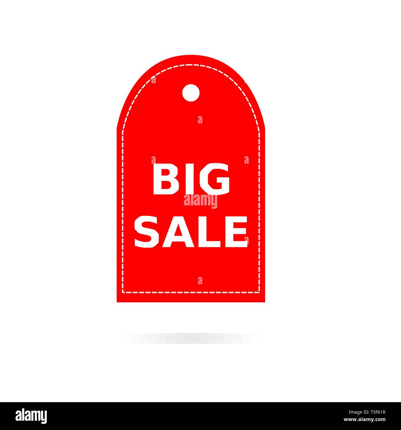 Big red sign Stock Vector Images - Alamy