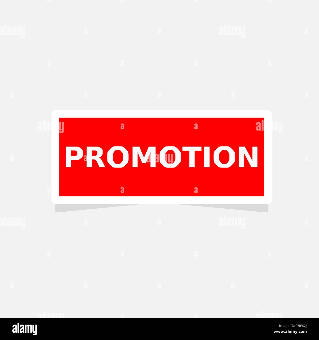 sticker red label promotion vector Stock Vector Image & Art - Alamy