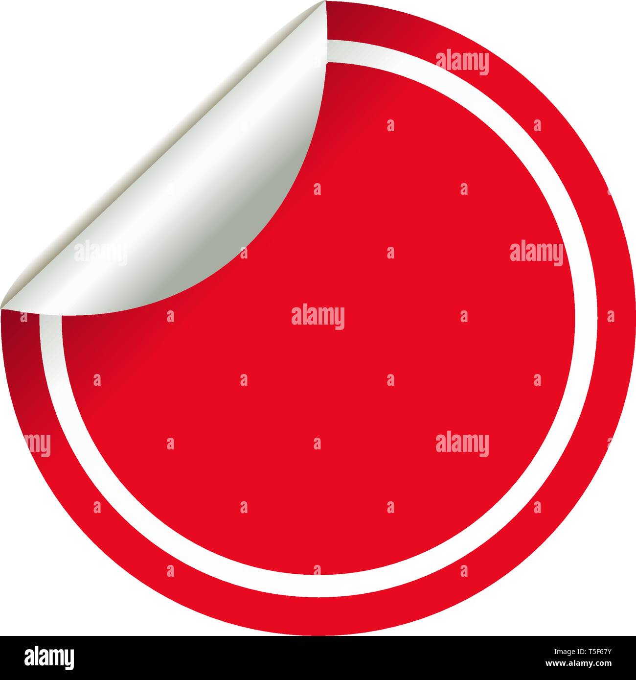 Sign on a stick Stock Vector Images - Alamy