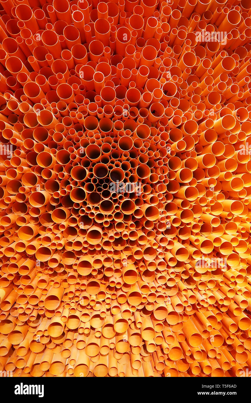 Orange plastic pipe hi-res stock photography and images - Alamy