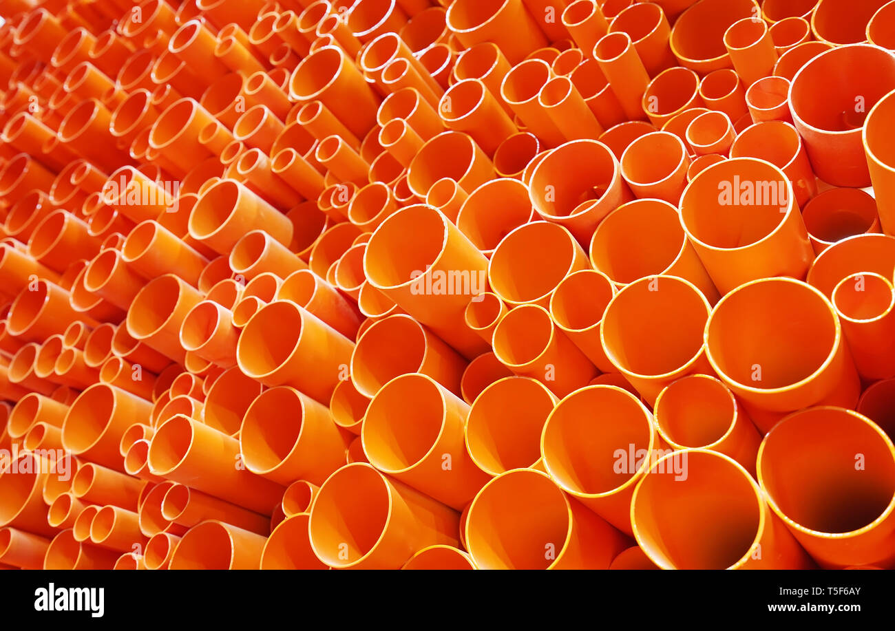 Orange plastic pipe hi-res stock photography and images - Alamy