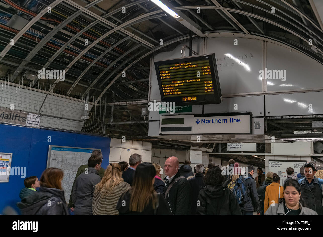 Bank underground station entrance city of london hi-res stock ...