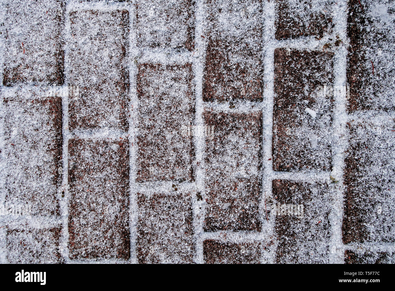 Light dusting of snow texture hi-res stock photography and images - Alamy