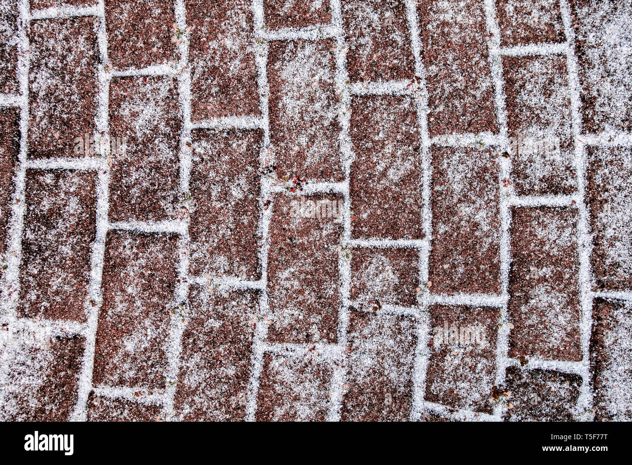 Light dusting of snow texture hi-res stock photography and images - Alamy